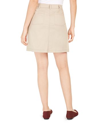 Karen Scott Garden Embroidered Skort, Created for Macy's - Macy's