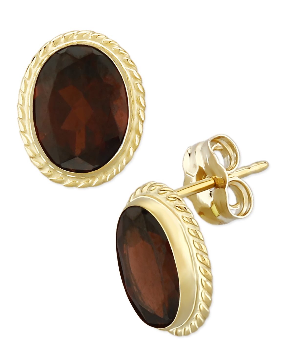 Click here for Gemstone Twist Gallery Stud Earring Set in 14k Gol... prices