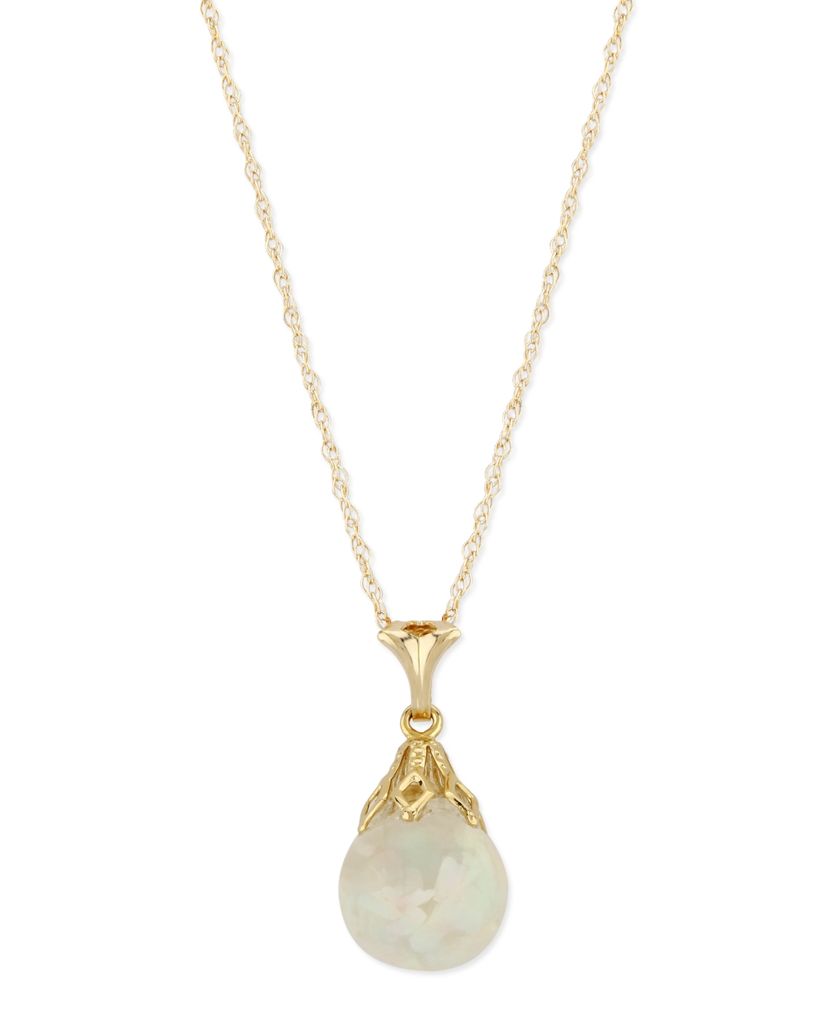 Click here for Floating Crushed Opal (1/2 ct. t.w.) Drop Necklace... prices