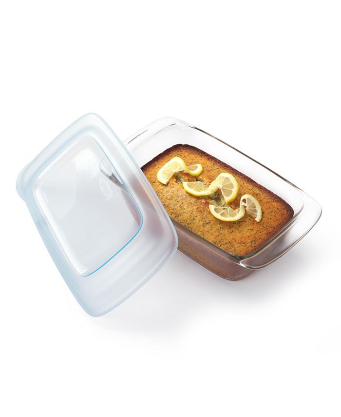 OXO Good Grips 1.6-Qt. Glass Loaf Pan With Lid - Macy's