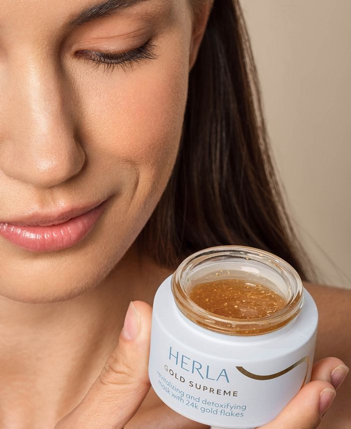 HERLA Gold Supreme Revitalizing and Detoxifying Mask with 24K Gold - Macy's
