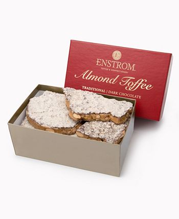 Enstrom Candies Handcrafted 2 lbs Dark Chocolate Traditional Almond ...