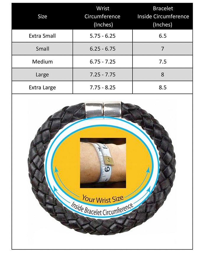 SUKI Men's Round 6mm Leather Bracelet & Reviews - Bracelets - Jewelry ...