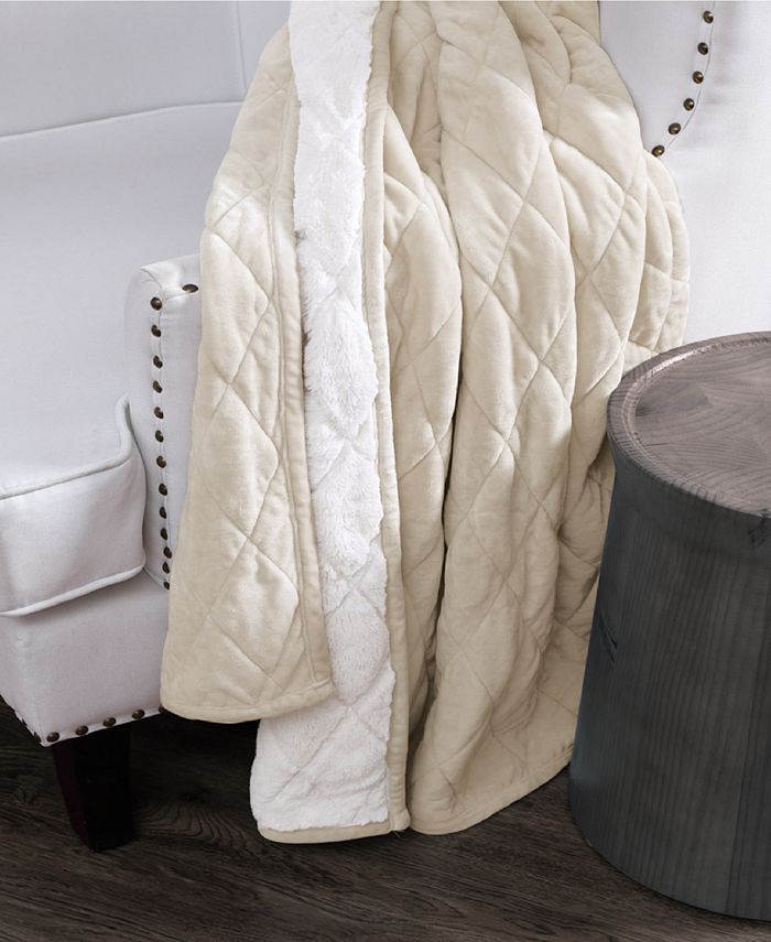 Jennifer Adams Home Jennifer Adams Diamond Queen Coverlet - Macy's