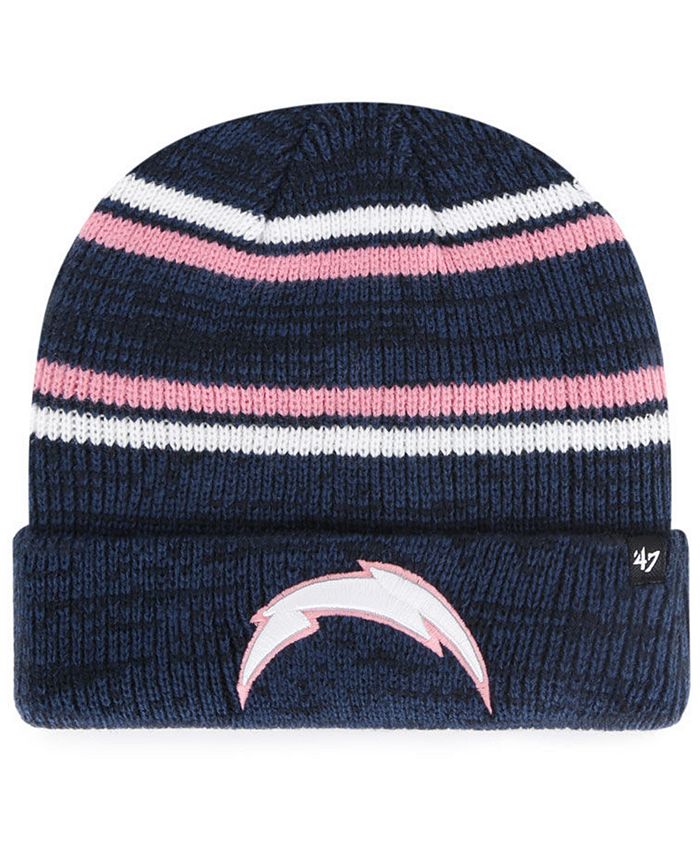 '47 Brand Los Angeles Chargers Marled Stripe Cuff Knit Hat - Macy's