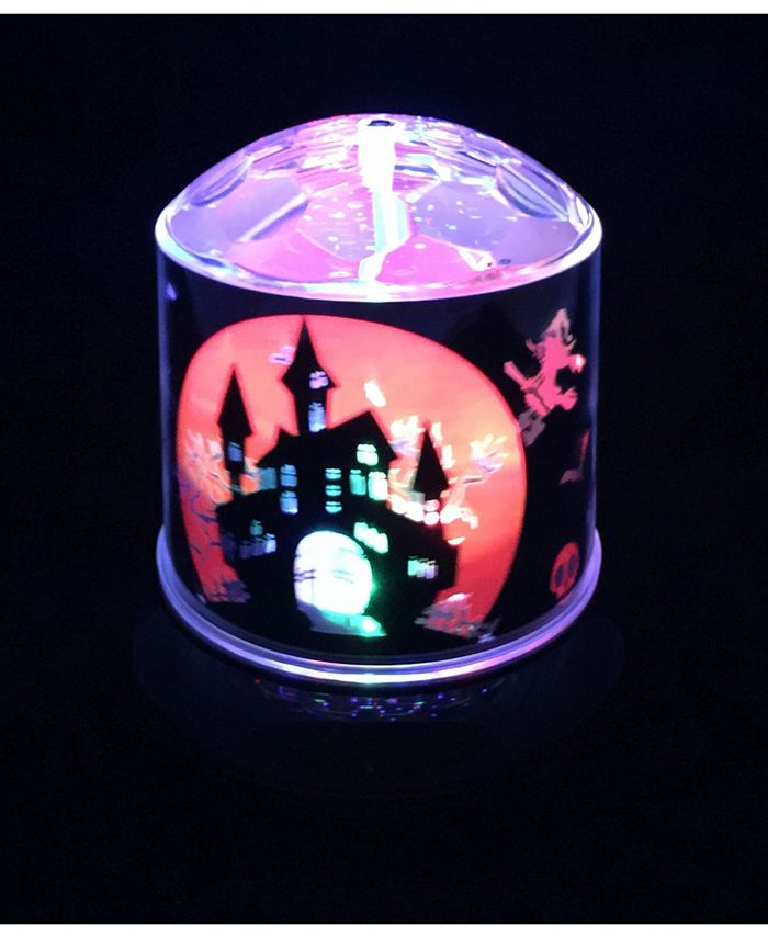 Creative Motion Battery-Operated LED Projector Light with Halloween ...