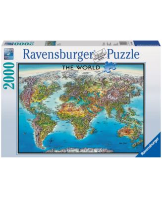 Ravensburger World Map - 2000 Piece - Macy's
