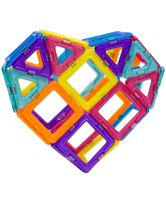 Magformers Shimmer And Shine 42 Piece Magnetic Construction Set - Macy's