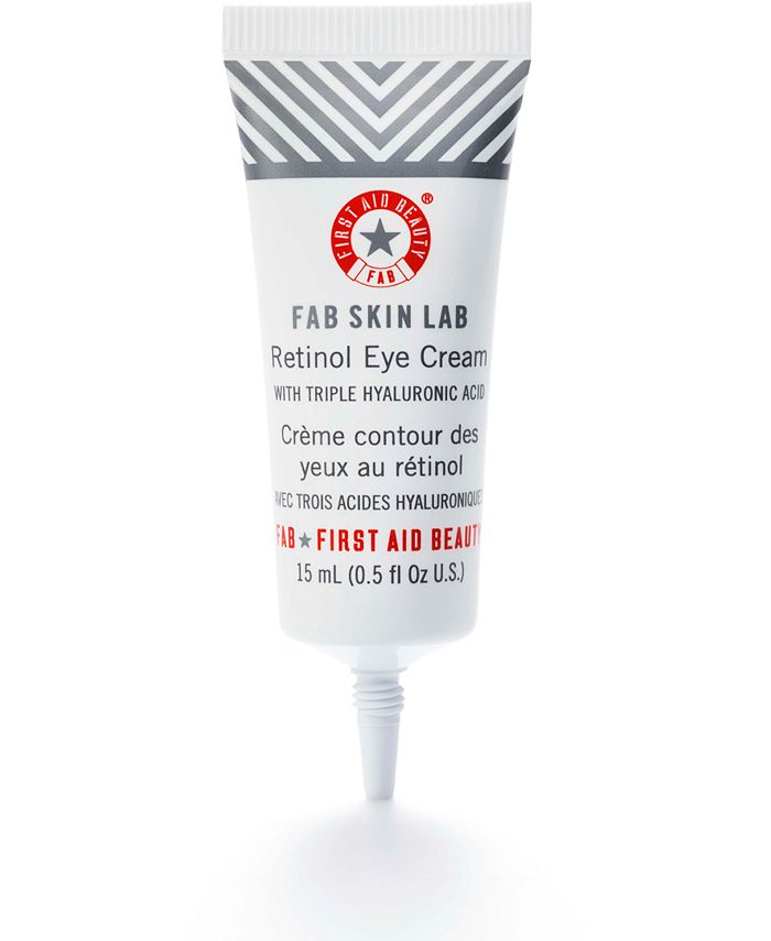 First Aid Beauty FAB Skin Lab Retinol Eye Cream With Triple Hyaluronic ...