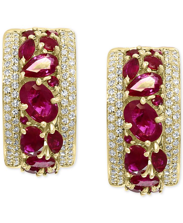 EFFY Collection EFFY® Ruby (3-1/2 ct. t.w.) & Diamond (5/8 ct. t.w ...