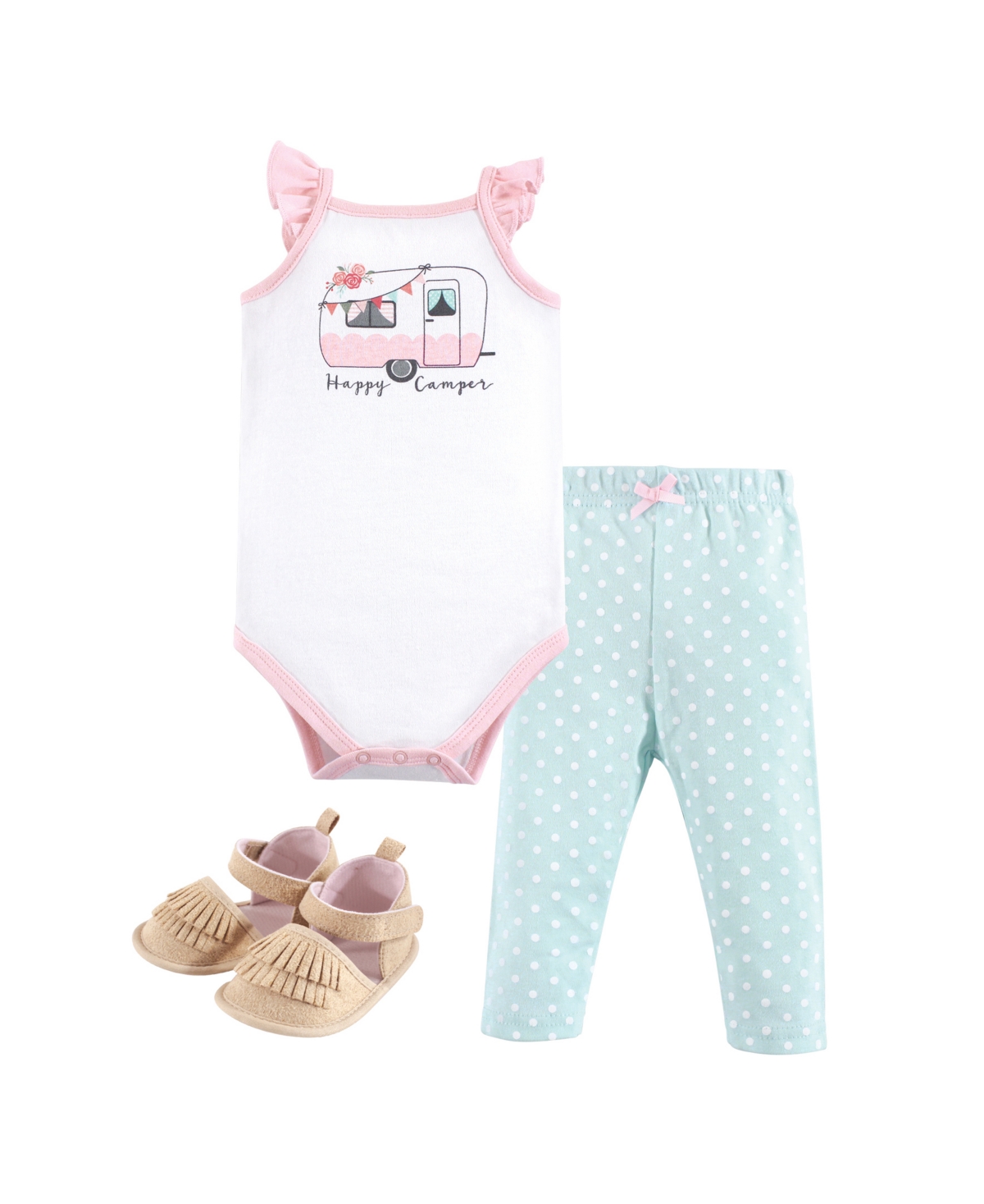Click here for Hudson Baby Baby Girls Hudson Cotton Bodysuit  Pan... prices