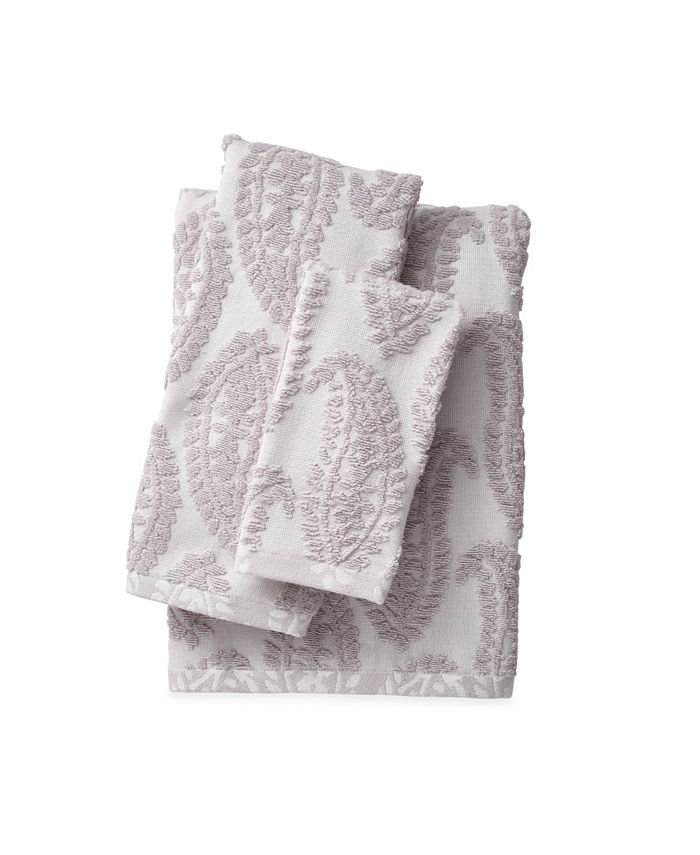 Peri Home Peri Textured Paisley Hand Towel - Macy's