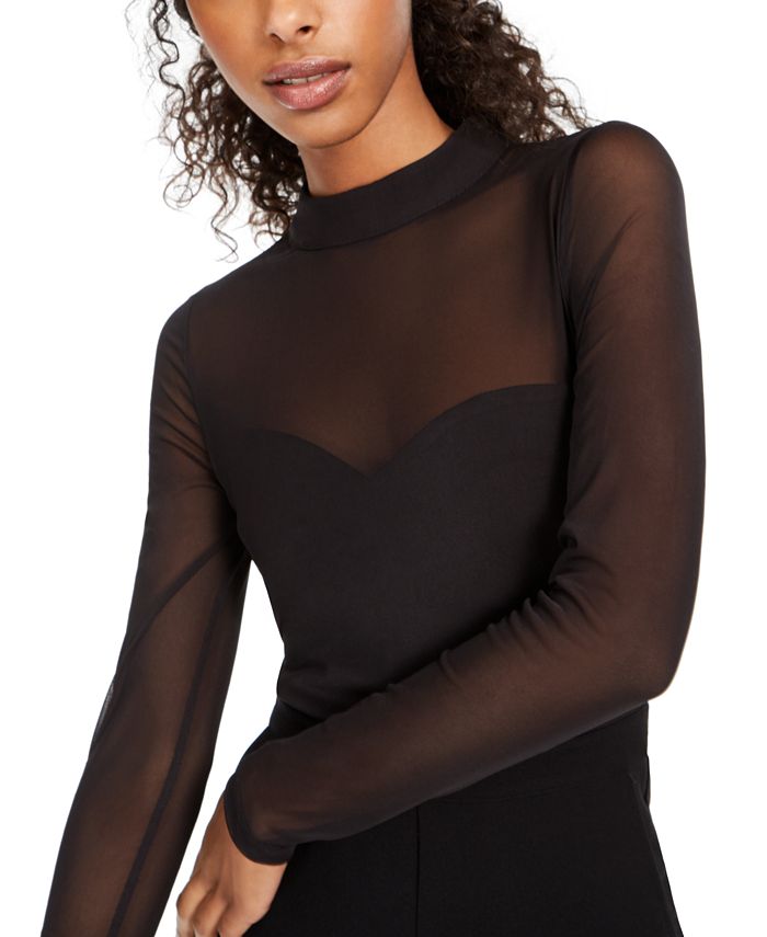 French Connection Leah Illusion Jumpsuit - Macy's