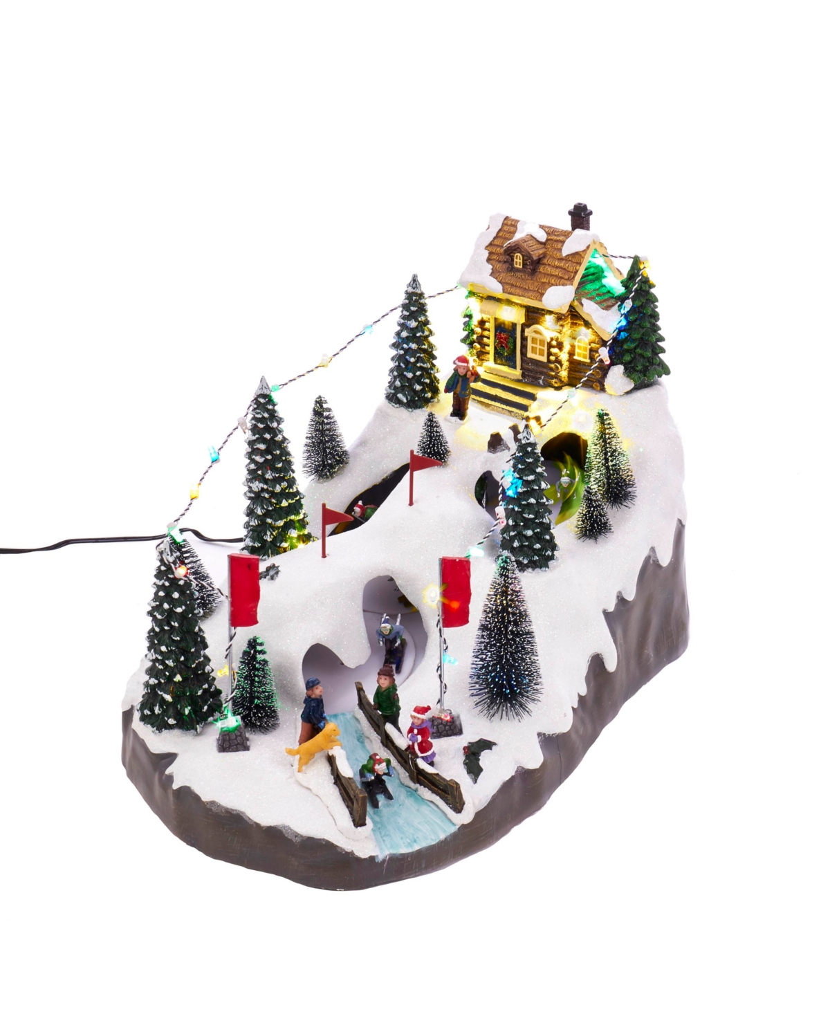 Click here for Kurt Adler Motion Led Christmas Skiing Village prices