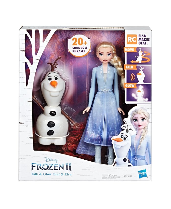 Frozen Disney Talk and Glow Olaf and Elsa Dolls, Remote Control Elsa ...