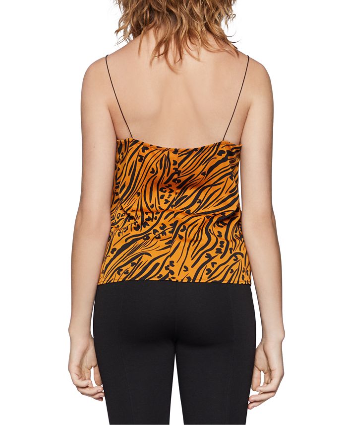BCBGeneration Tiger-Print Tank Top - Macy's