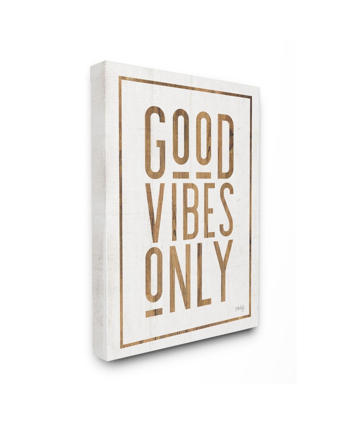 Click here for Stupell Industries Good Vibes Only Rustic White an... prices