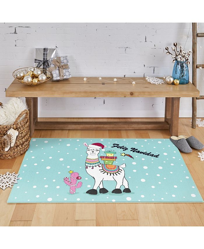 Mohawk Feliz Llama Accent Rug, 24" x 40" - Macy's