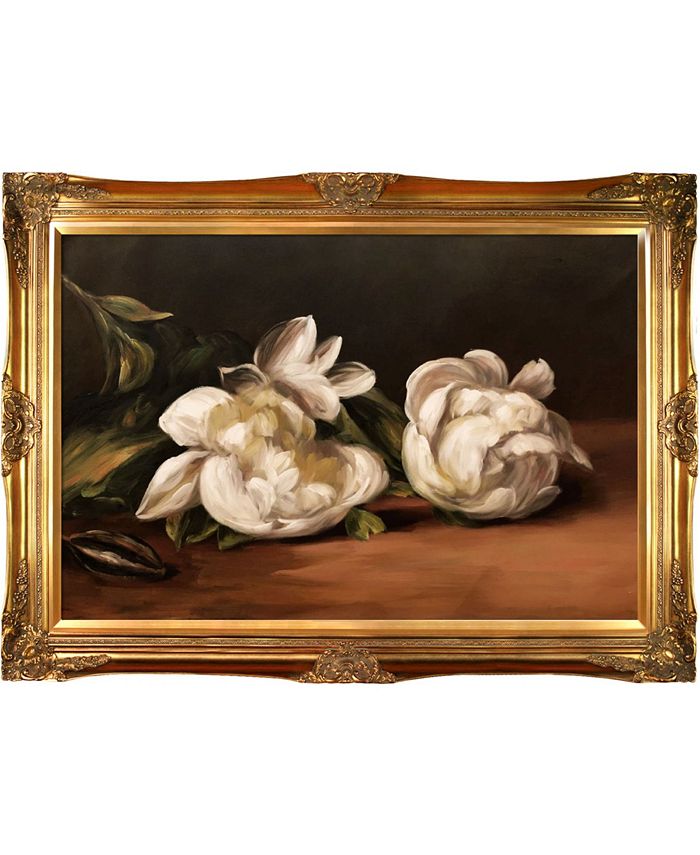 La Pastiche By Overstockart Branch of Peonies with Pruning Shears ...