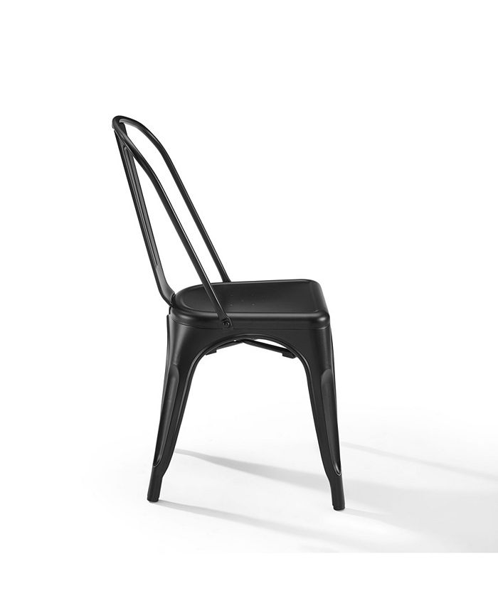 Crosley Amelia 2 Piece 17" Metal Chair - Macy's