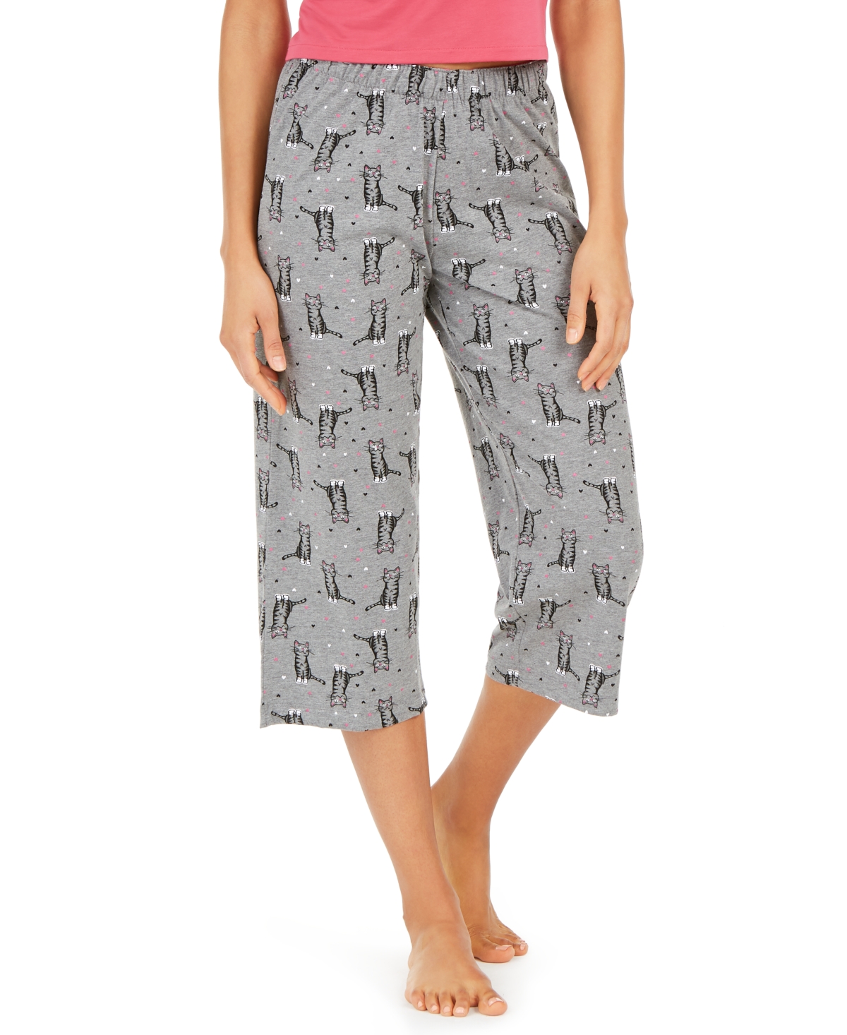 Click here for Hue Womens Sleepwell Printed Knit Capri Pajama Pan... prices