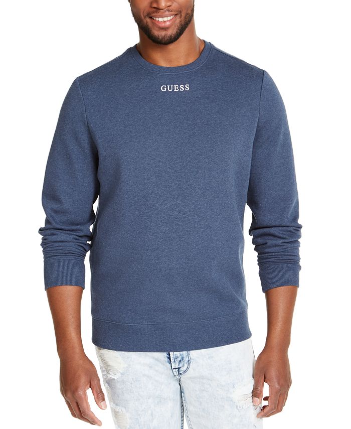 GUESS Men's Fleece Logo Sweatshirt - Macy's
