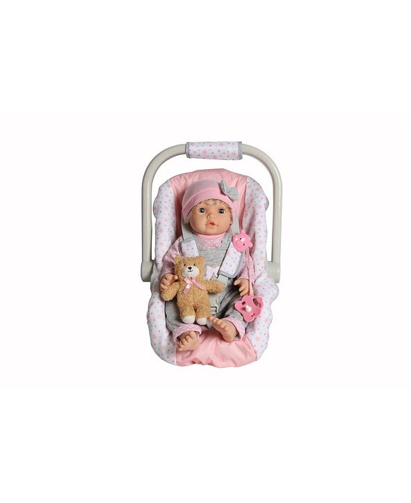 Dream Collection My Dream 17" Pretend Play Baby Doll With Carrier Car ...