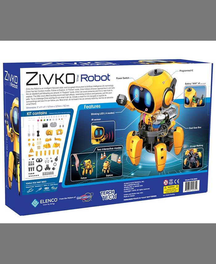 Redbox Teach Tech Zivko The Robot Interactive A/I Capable Robot - Macy's
