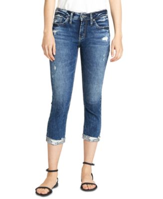 Silver Jeans Co. Elyse Capri Jeans - Macy's