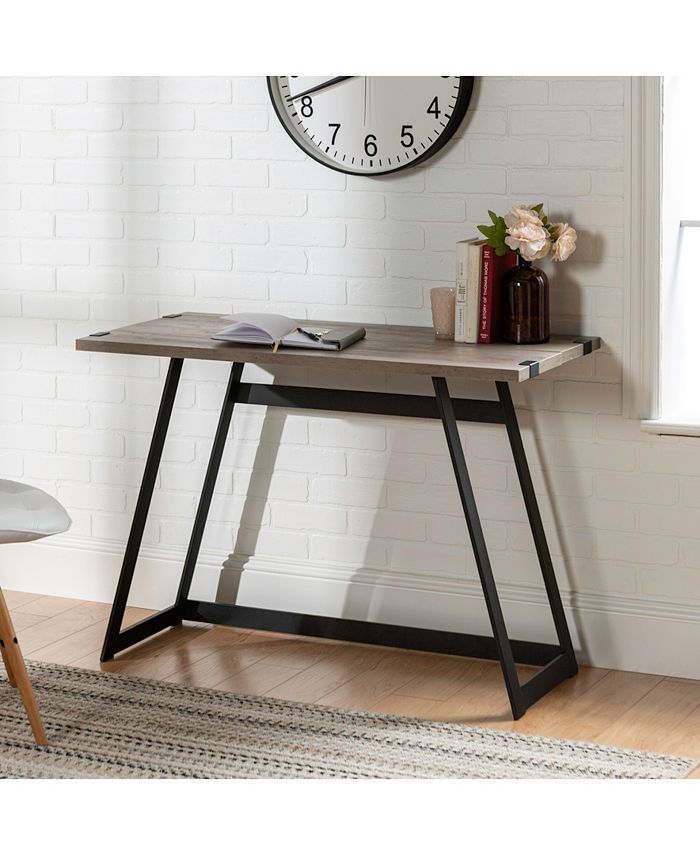 Walker Edison 42 inch Metal Wrap Writing Desk - Macy's