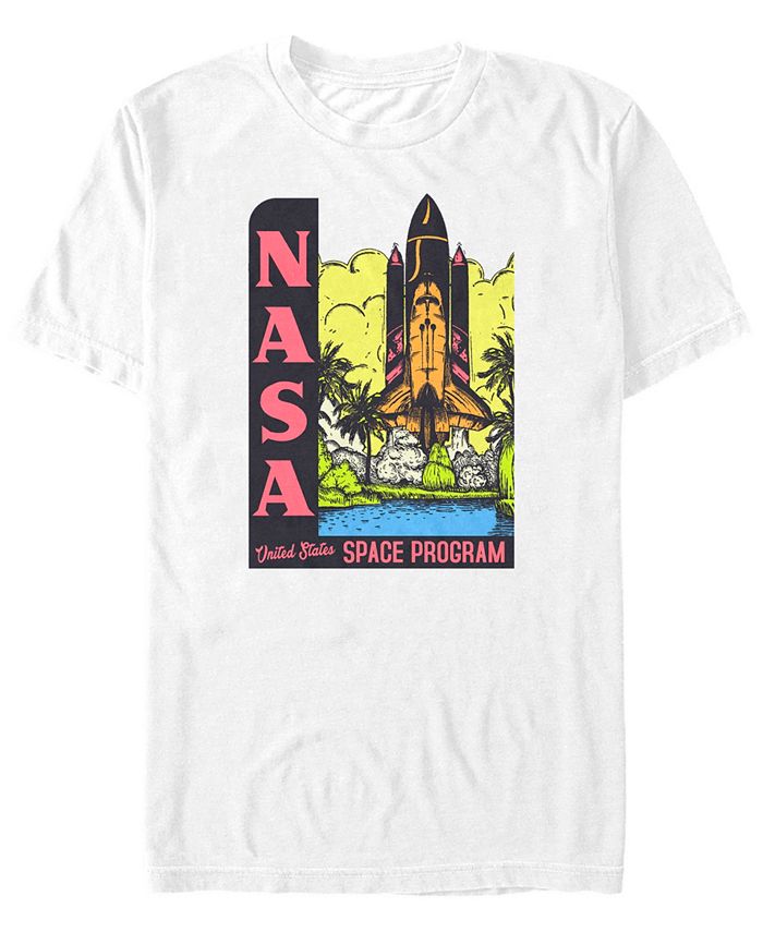Fifth Sun NASA Men's Tropical Rocket Space Program Short Sleeve T ...