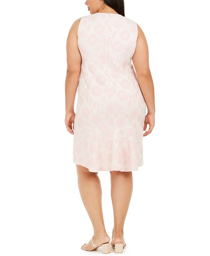 Kasper Plus Size Floral Metallic Jacquard Dress - Macy's Kasper Plus Size Floral Metallic Jacquard Dress - Macy's