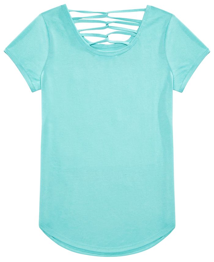 Beautees Big Girls Flip Sequined Love Heart Top - Macy's