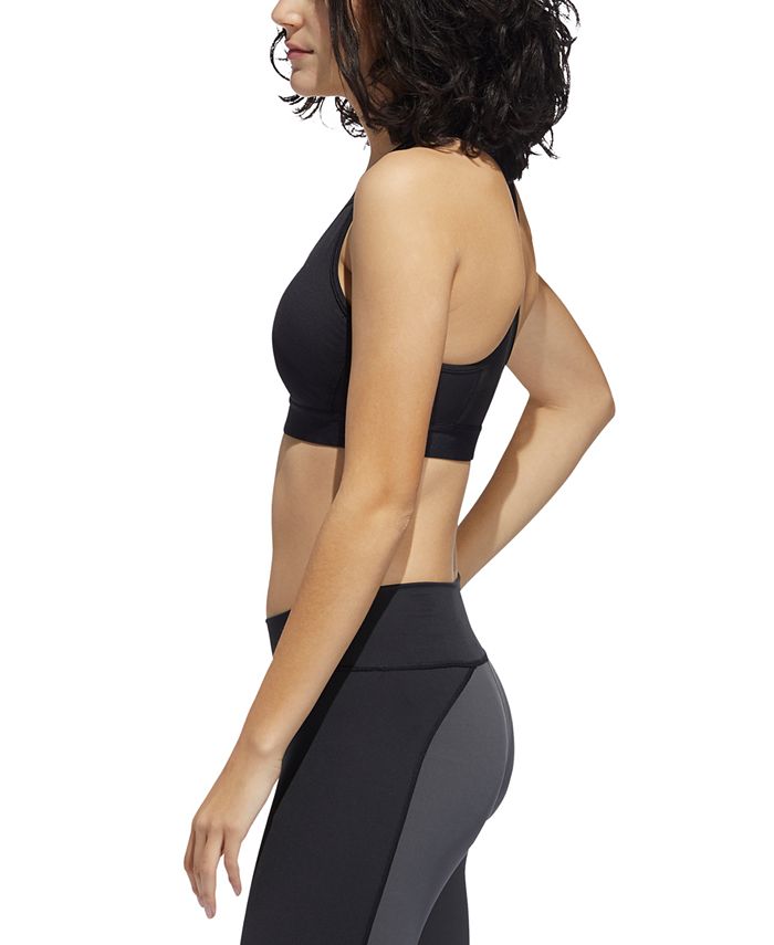 Adidas Womens Dont Rest Alphaskin Racerback Medium Impact Sports Bra