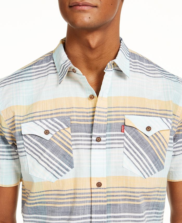Levi's Men's Carvers Stripe Shirt - Macy's