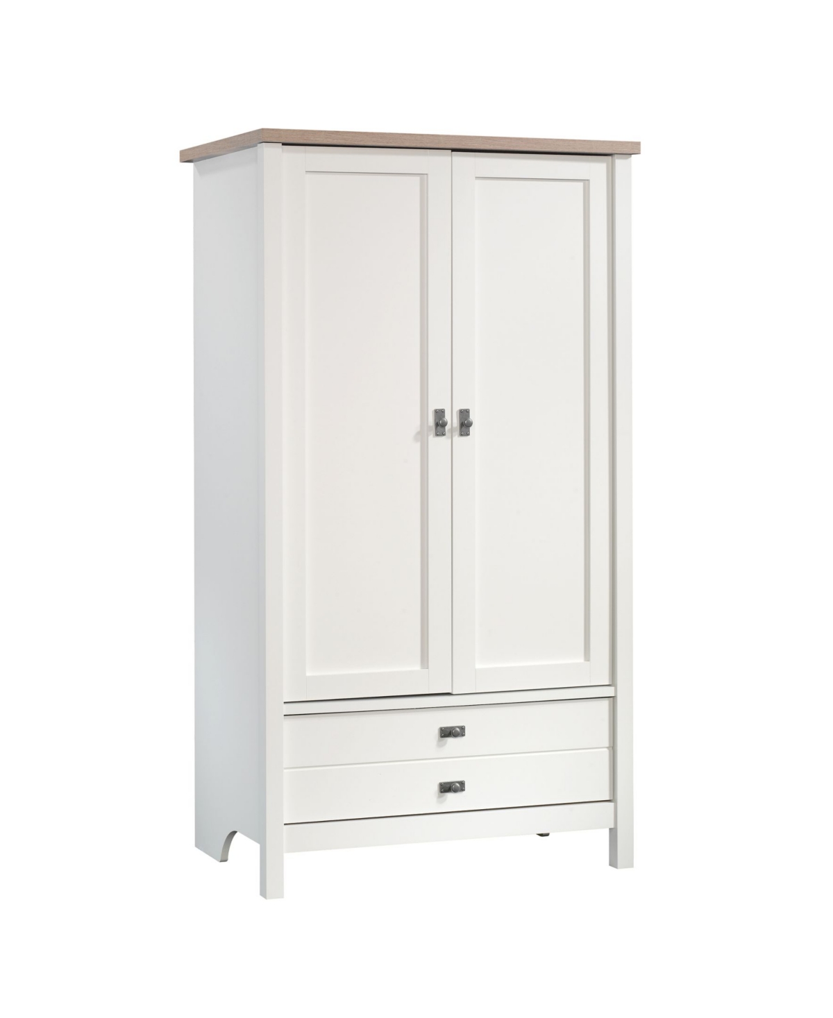Click here for Sauder Cottage Road Armoire - Soft white prices