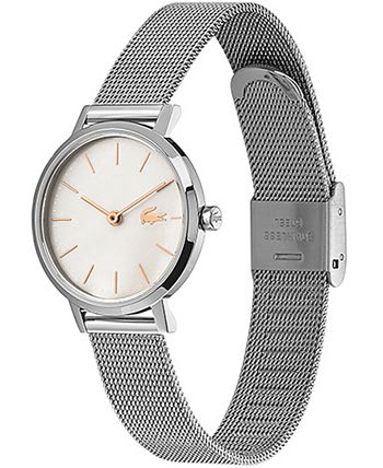 Lacoste Women's Moon Stainless Steel Mesh Bracelet Watch 28mm - Macy's