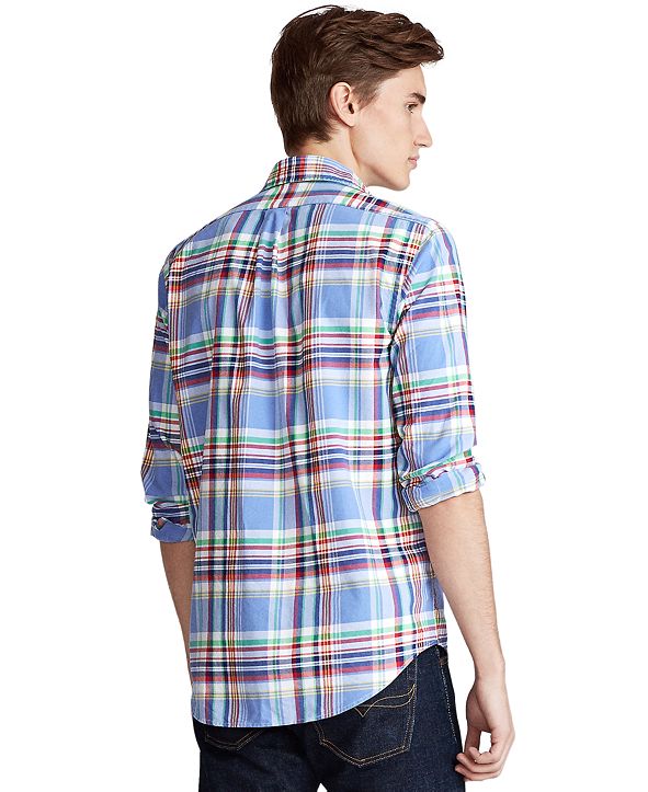 Polo Ralph Lauren Men's Classic Fit Button Down Oxford Shirt & Reviews ...
