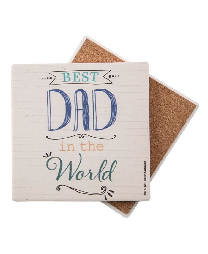 Thirstystone Best Dad Coaster - Macy's
