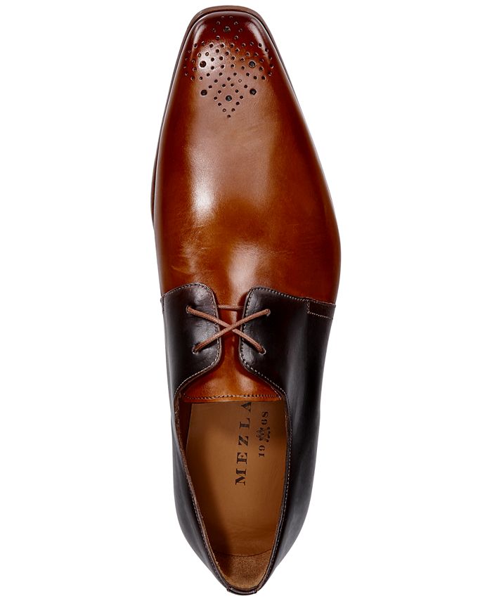 Mezlan Men's Rocky Two-Tone Medallion Oxfords - Macy's