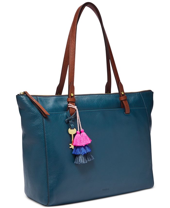 Fossil Rachel Zip Tote with Tassel - Macy's