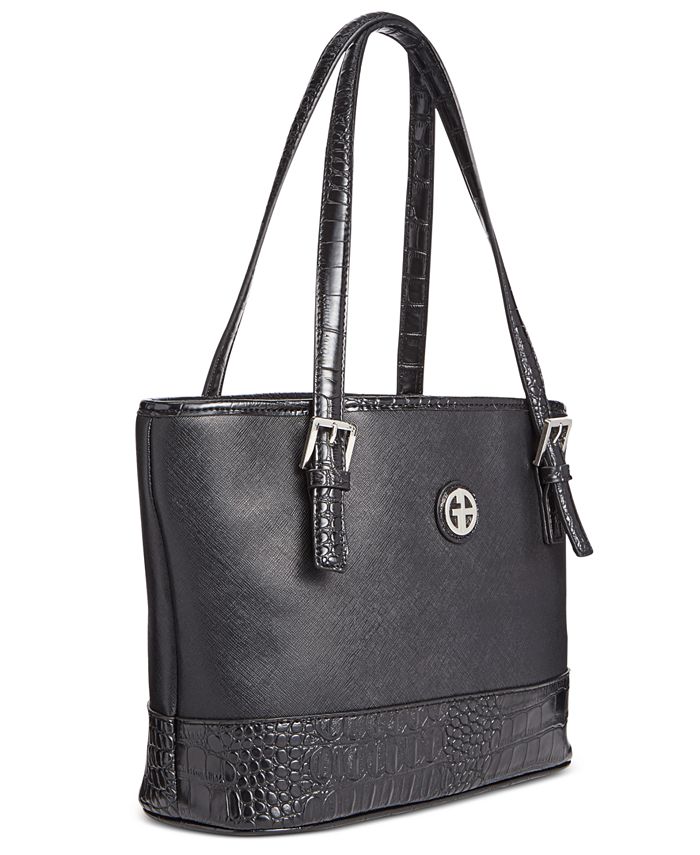 Giani Bernini Saffiano Croco Tote - Macy's