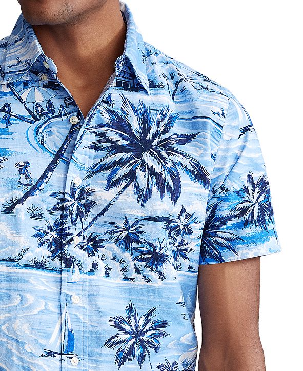 Polo Ralph Lauren Men's Classic Fit Hawaiian Oxford Shirt & Reviews ...