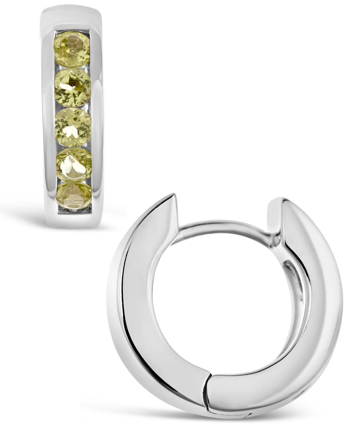 Click here for Garnet (1 ct. t.w.) Huggie Hoop Earrings in Sterli... prices