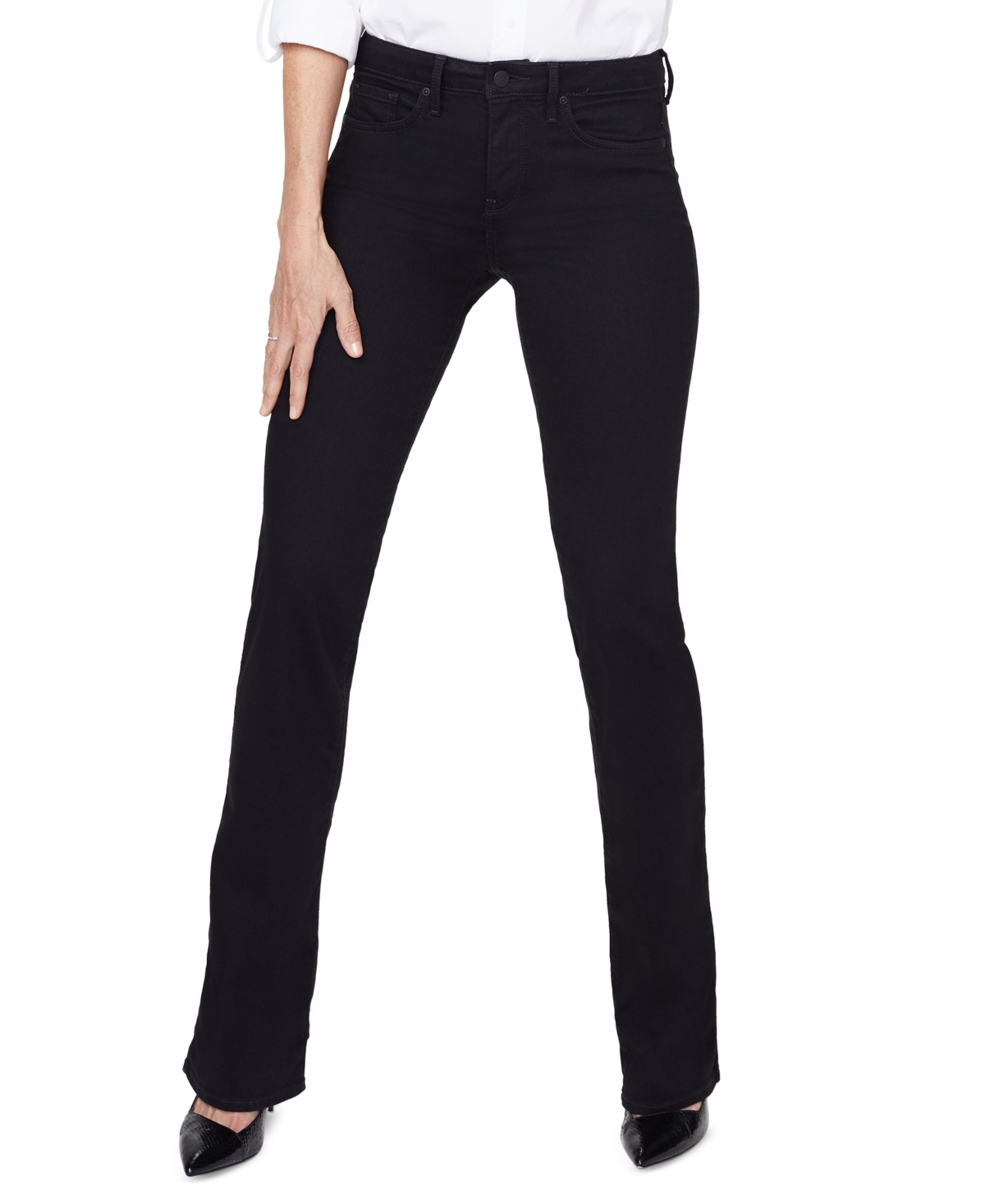 Click here for Nydj Barbara Bootcut Jeans - Black prices