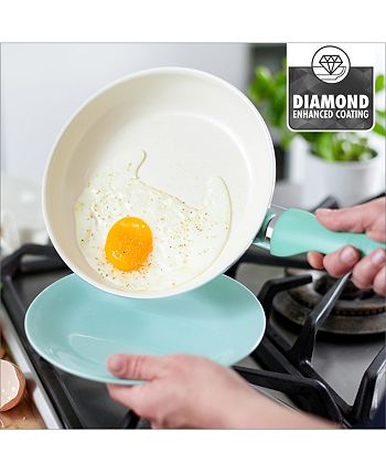 GreenPan Rio Ceramic Nonstick Cookware Set, 16 Piece - Macy's