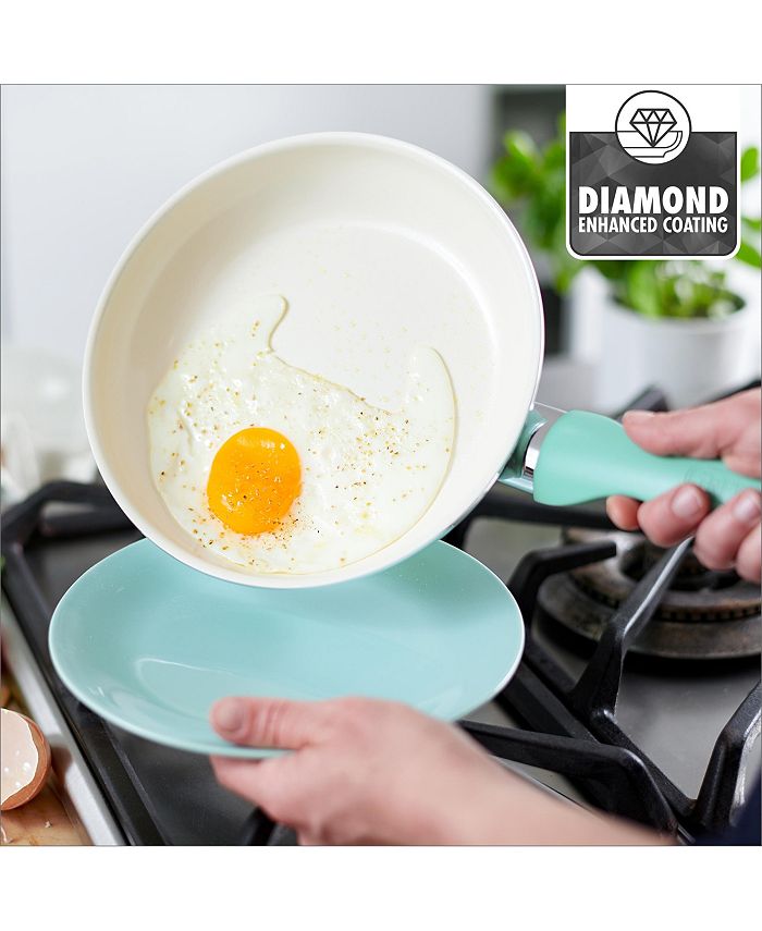 GreenPan Rio Ceramic Nonstick Cookware Set, 16 Piece - Macy's