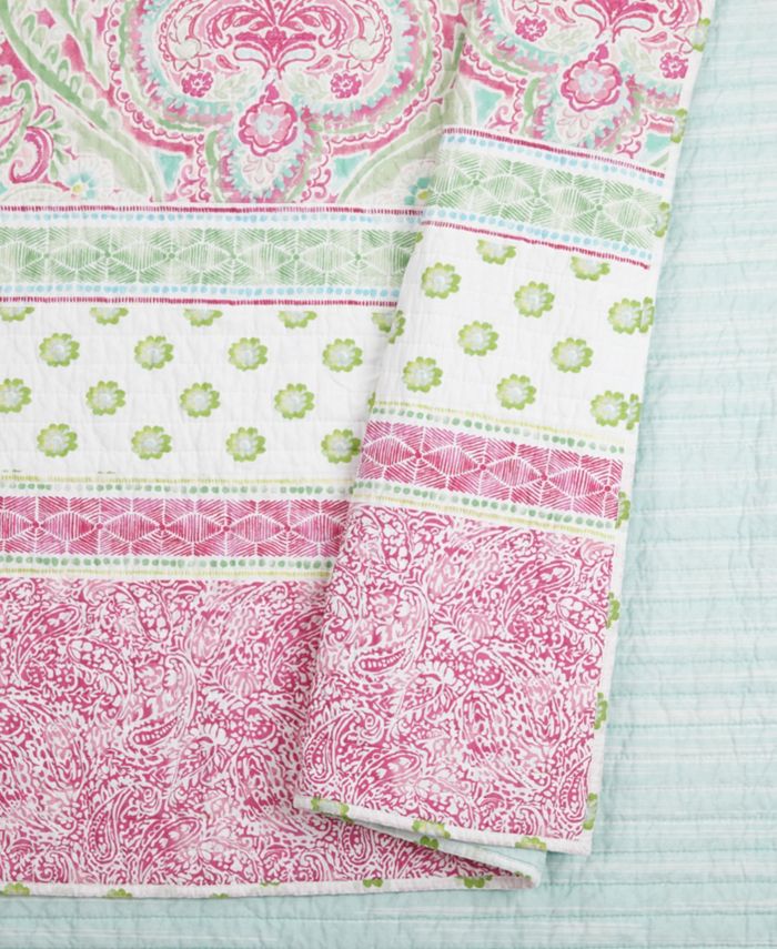 Jessica Simpson Palm Beach Paisley Full/Queen 3-Piece Quilt Set - Macy's