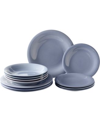 Villeroy & Boch Color Loop Horizon Blue 12 Pc. Dinnerware Set, Service ...