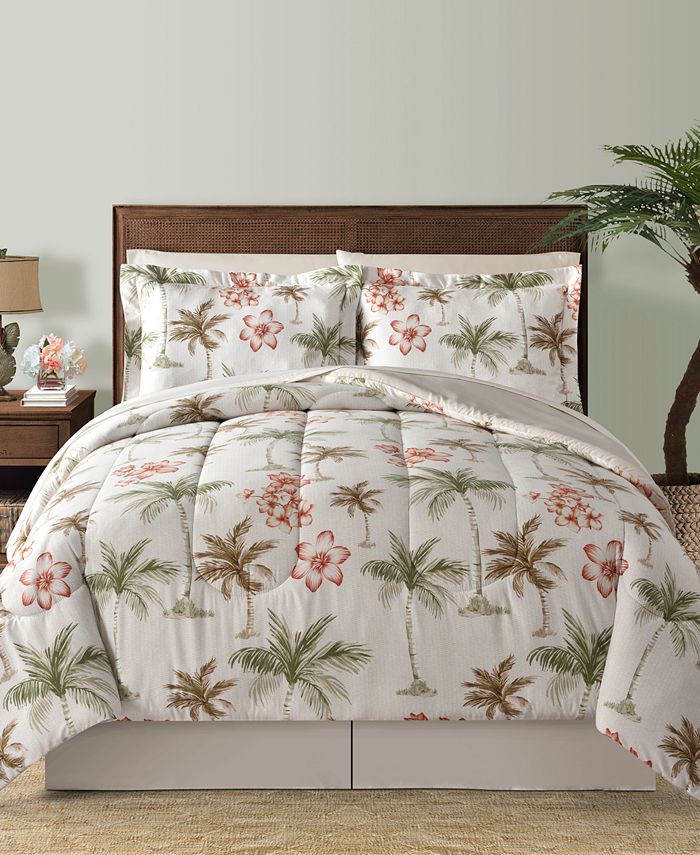 Fairfield Square Collection Palm Breeze 8-Pc. Queen Comforter Set - Macy's